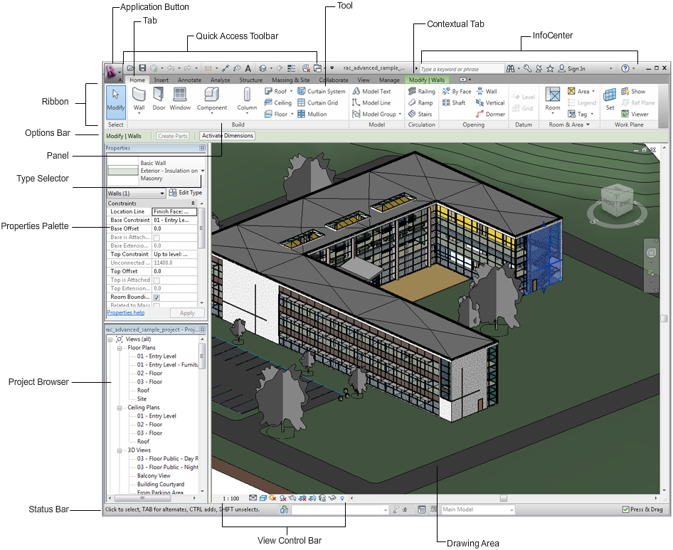 Interface Revit Structural And Architectural How To Generate 3D Interface Revit Structural And Architectural How To Generate 3D