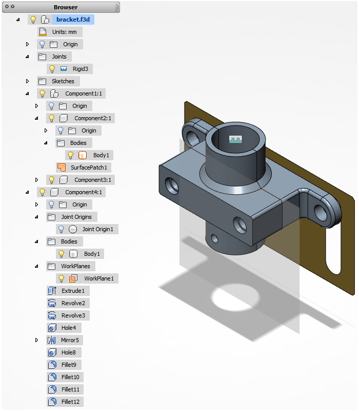 Create Models with Inventor Fusion Technology